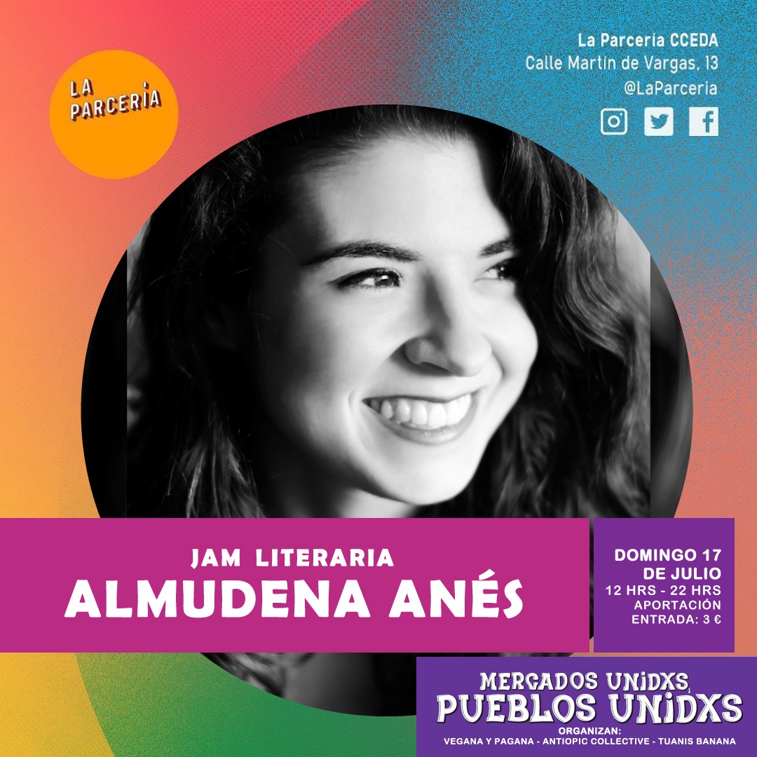 Almudena Anés participa el domingo en Jam Literaria de Tuanis Banana, en Madrid. – Editorial ...